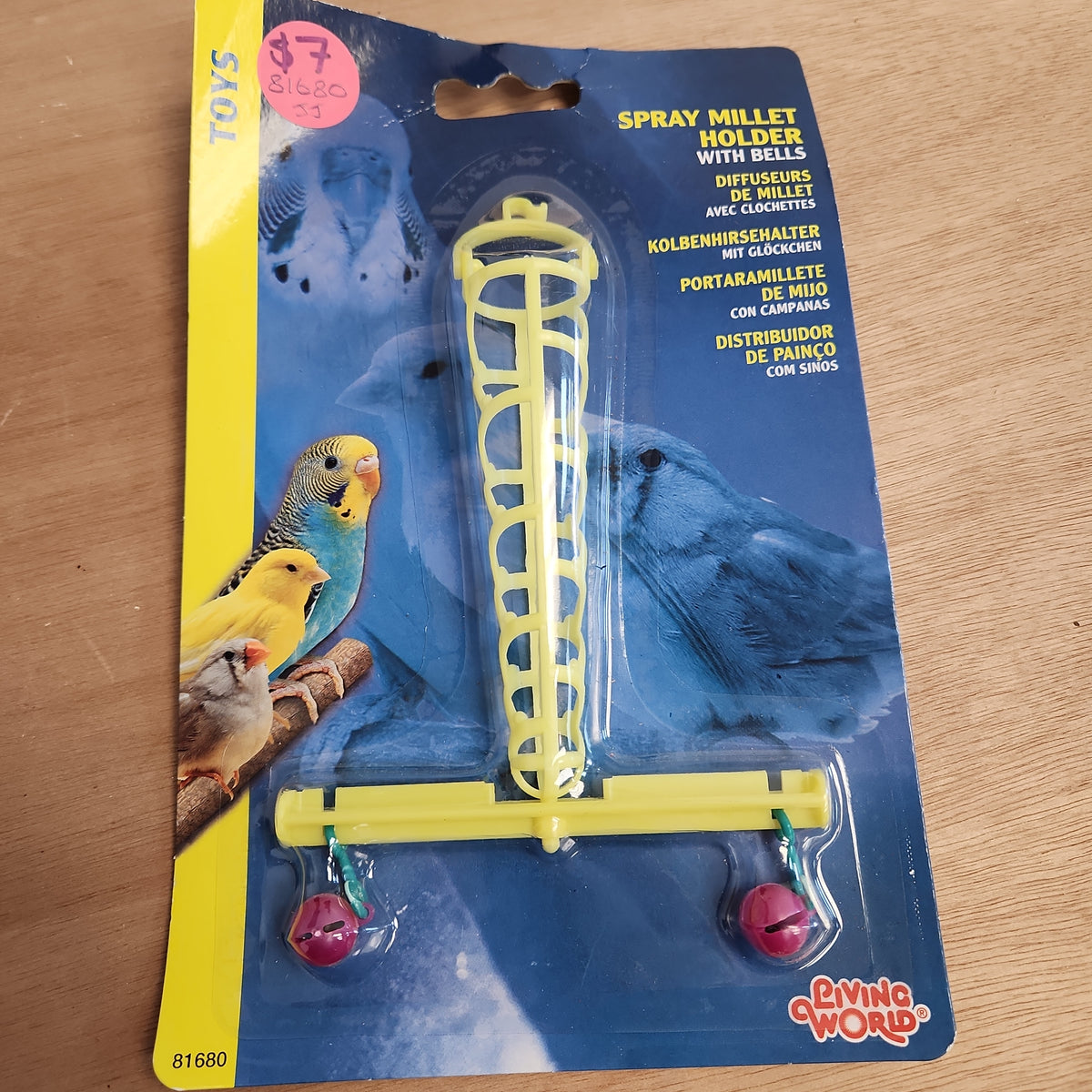 Millet spray holder with bells – Animal Addiction Limited