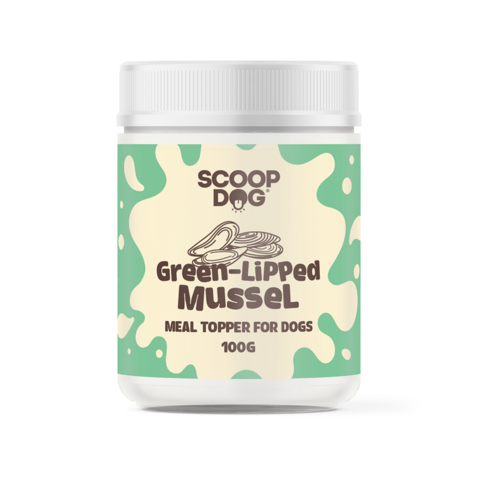 Scoop Dog - Topper - Green-Lipped Mussel 100g – Animal Addiction